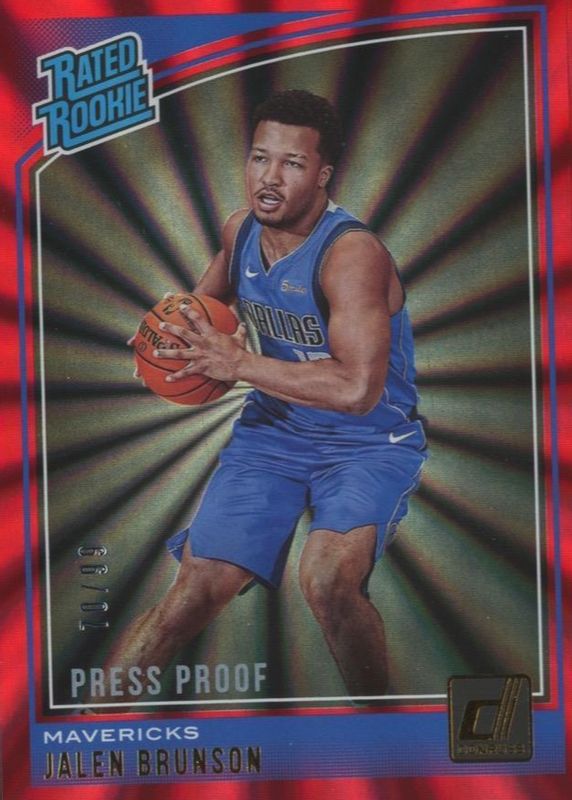 Jalen Brunson Rookie Card Guide: Best Sets & Parallels – Sports Card ...